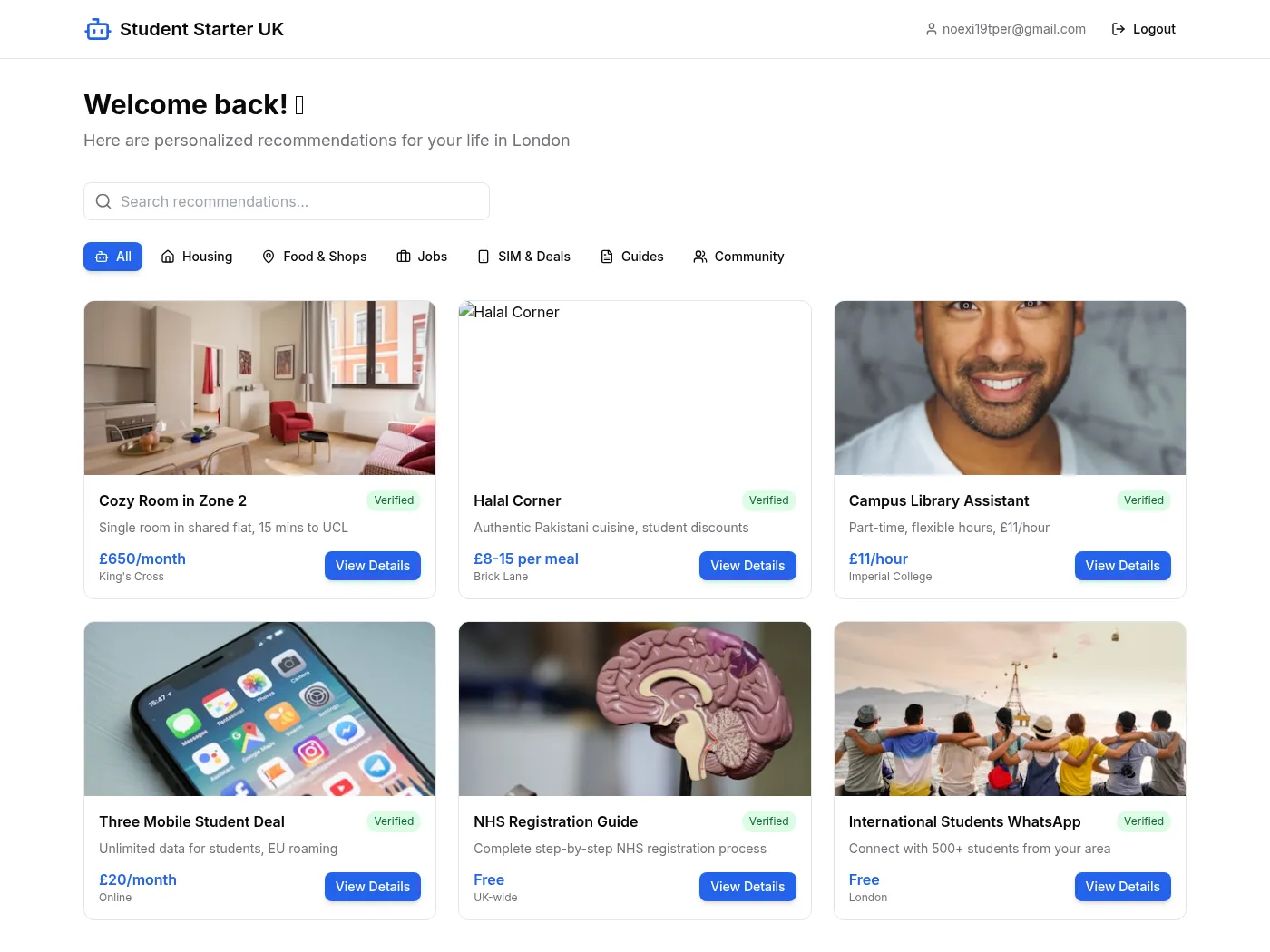 Student Starter UK - Personalized AI Guide for International Students in London
