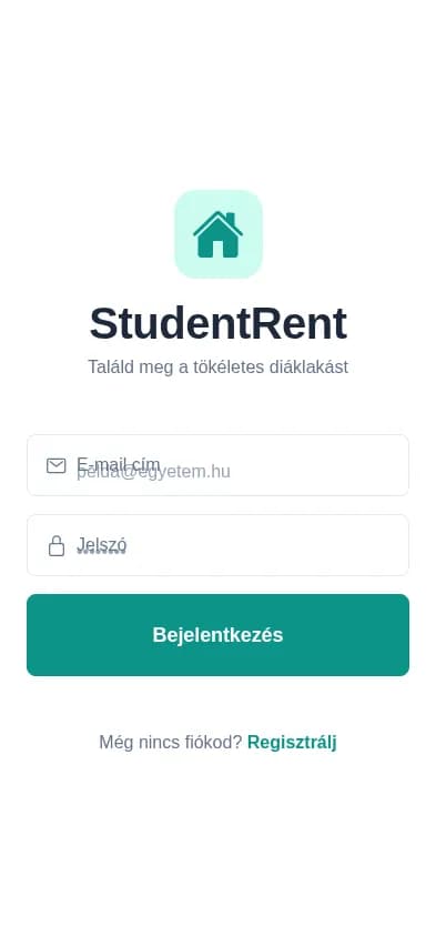 StudentRent Swipe App