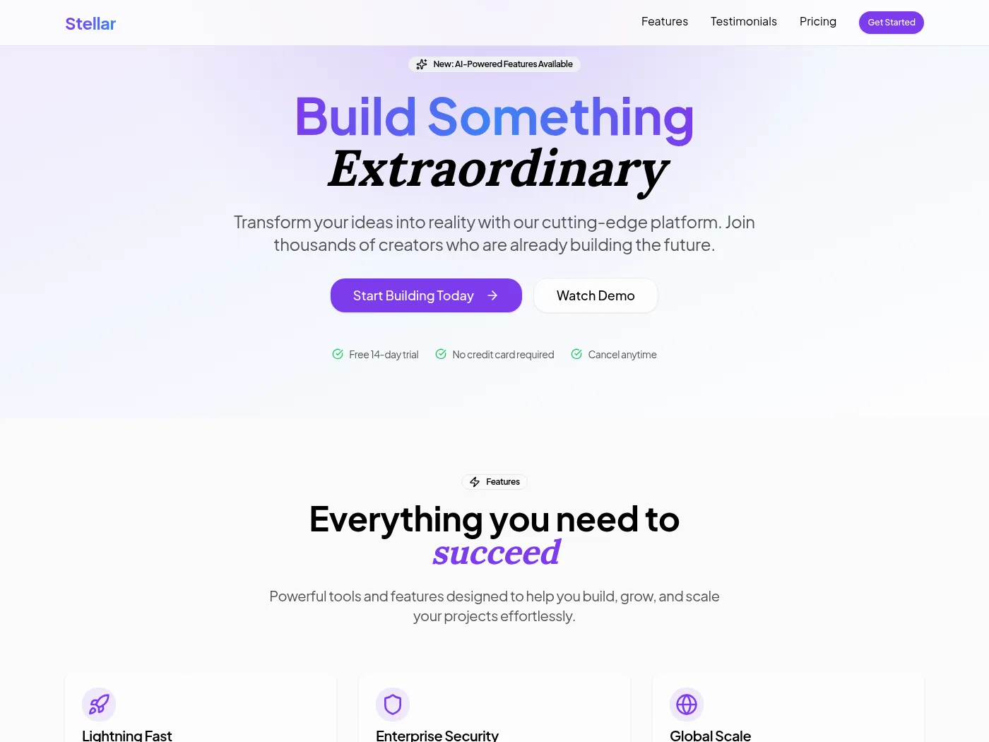 Stunning Landpage Creator