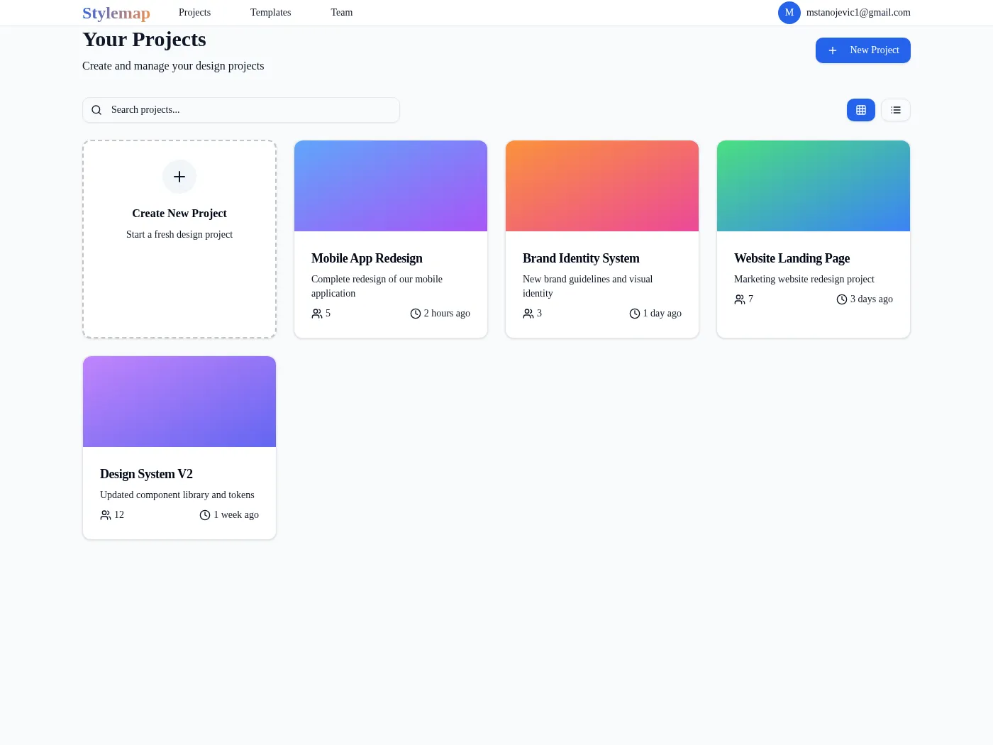 Stylemap: Modern Collaborative Design Platform
