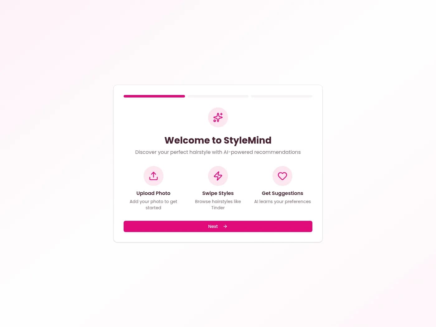 StyleMind: AI Hairstyle Try-On & Personalized Recommendations Web App