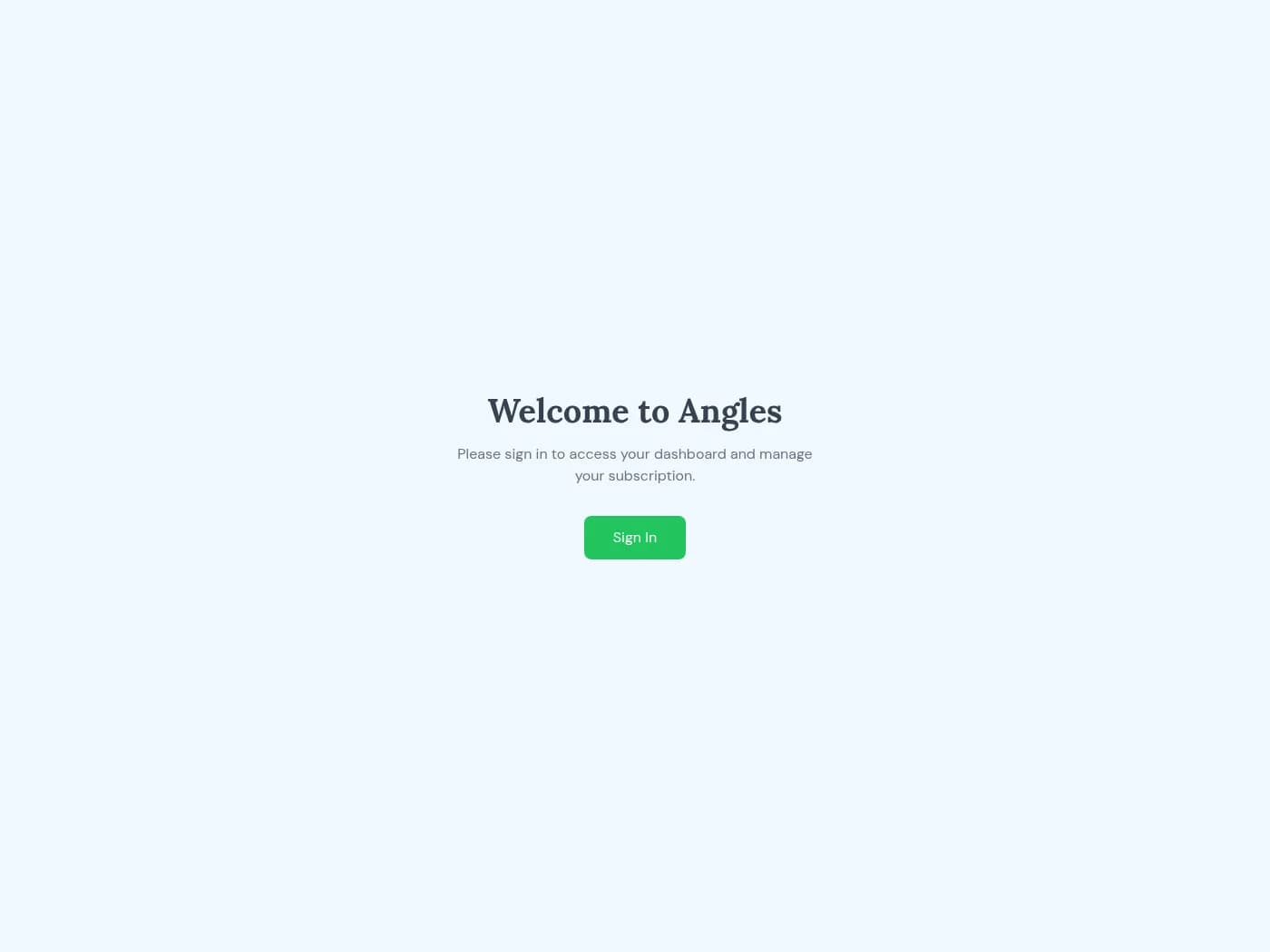 Subscription & Dashboard Management Portal