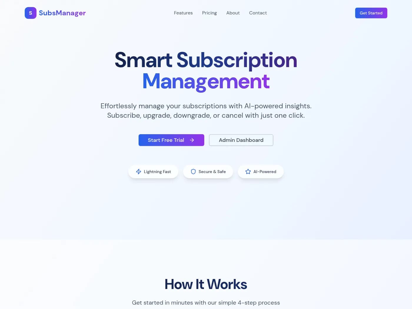 Smart Subscription Management and Analytics Platform