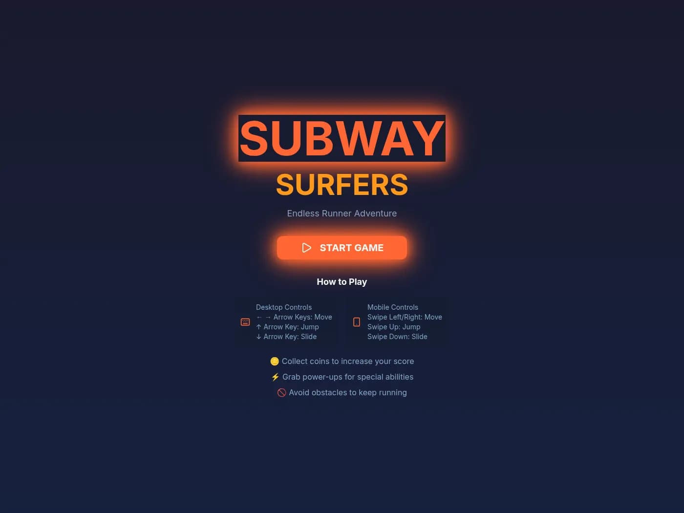 Subway Surfers Clone