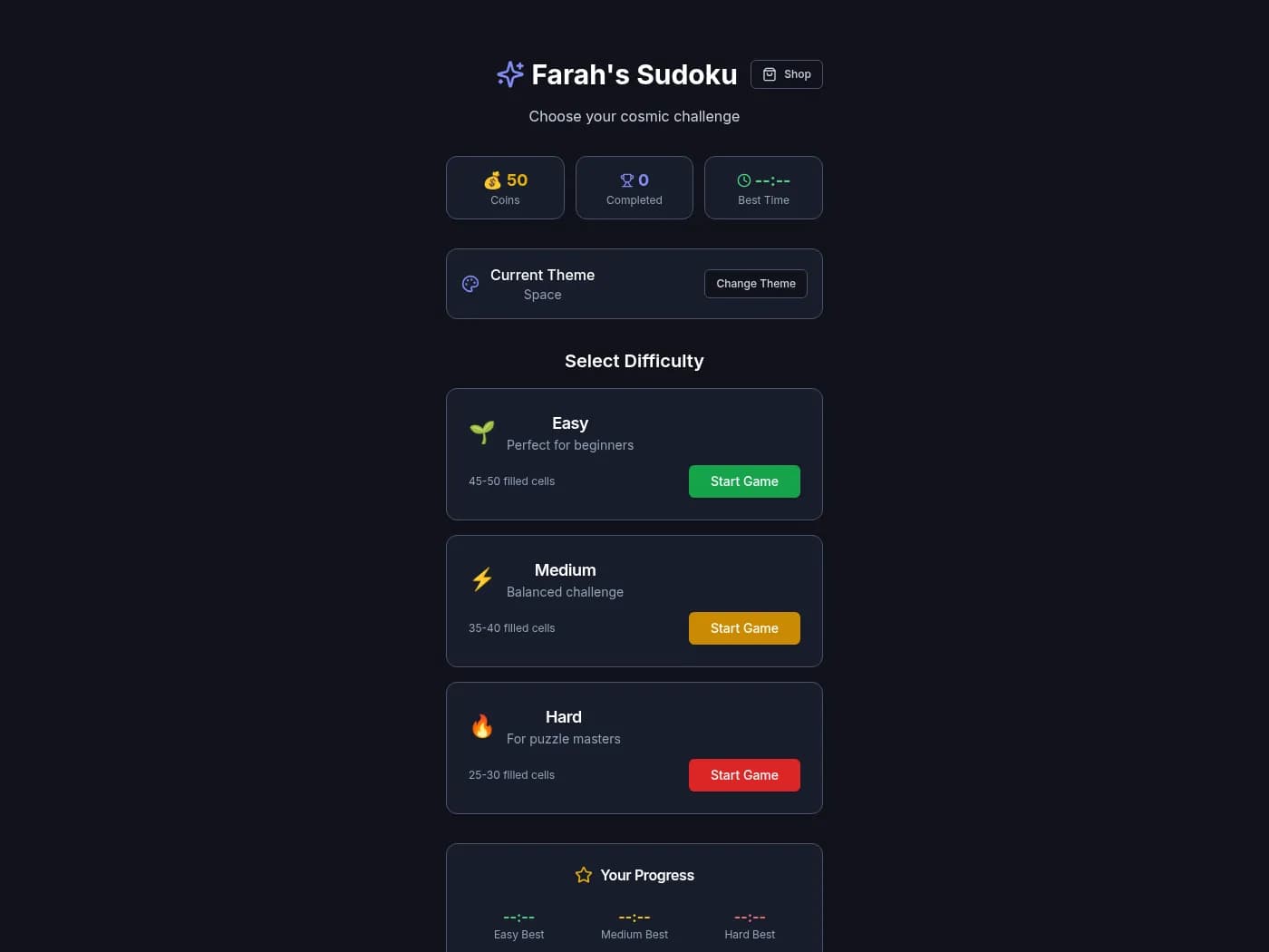 Farah Sudoku