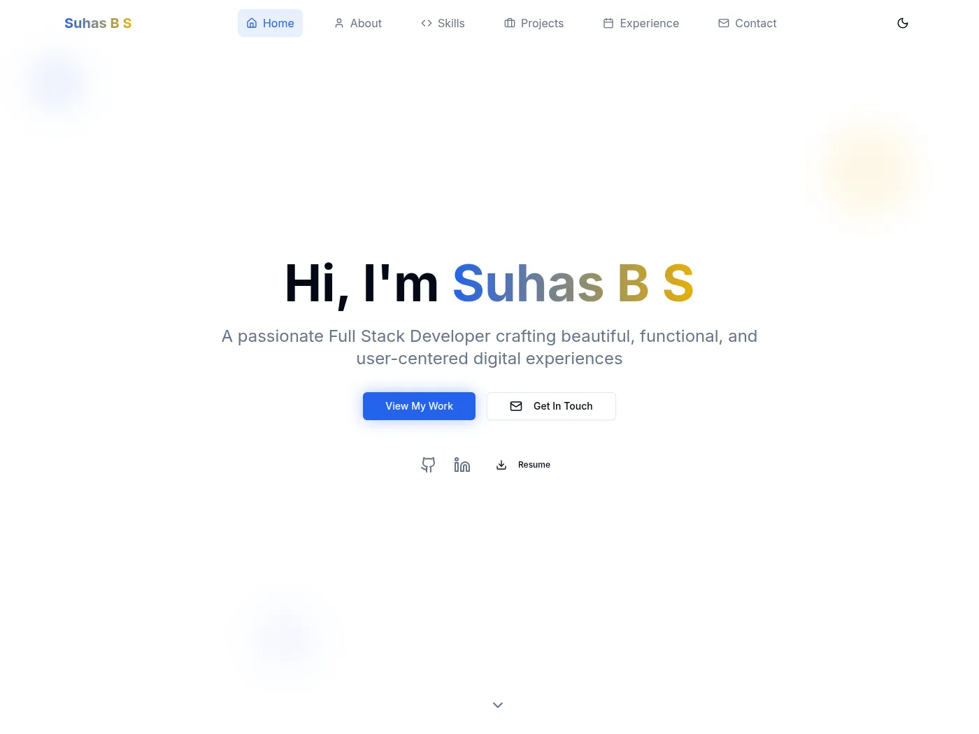 Suhas B S Portfolio