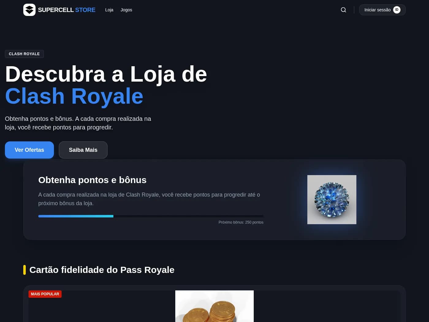 Supercell Store: Clash Royale Clone
