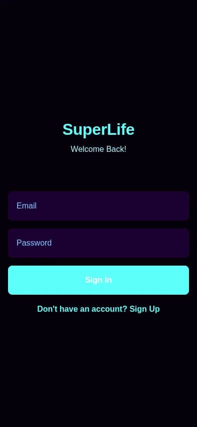 SuperLife AI Wellness App