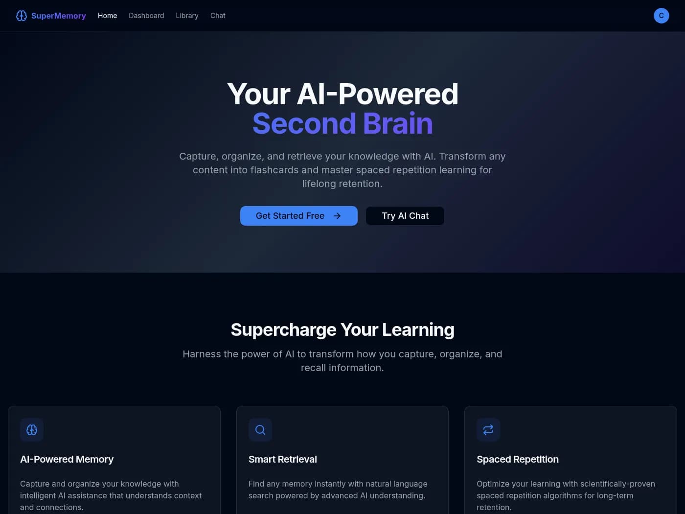 SuperMemory AI Clone