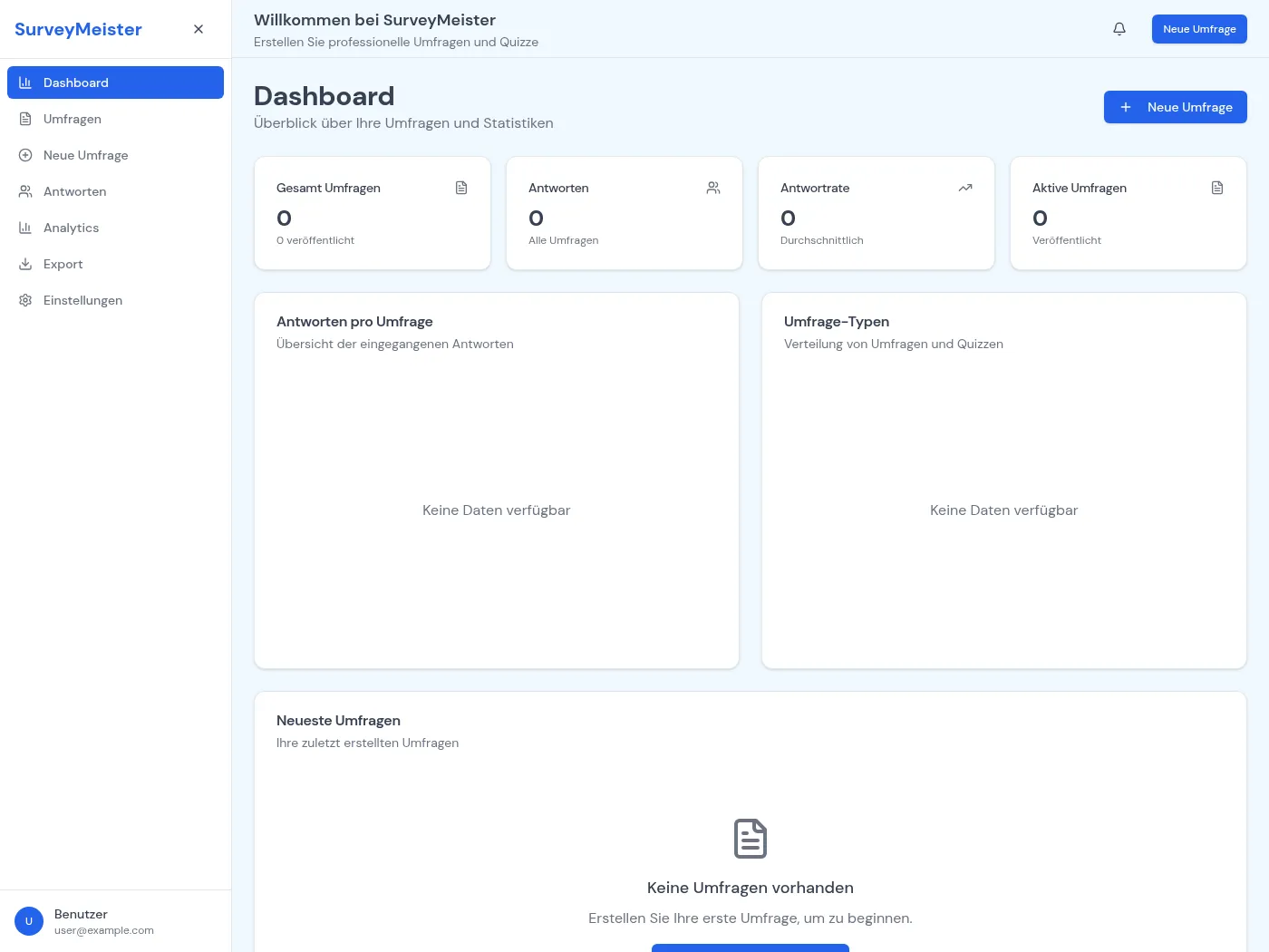 SurveyMeister: Interaktive Umfrage- und Quiz-Plattform für Marketing auf Deutsch