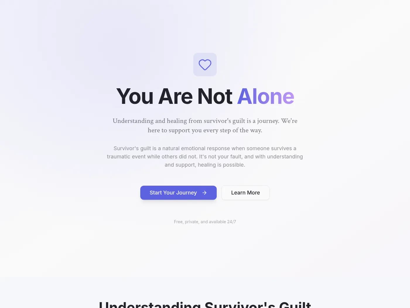 Survival Guilt Understanding & Support Tool