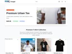 Swaggit: Modern T-Shirt E-Commerce Website for Digital Goods