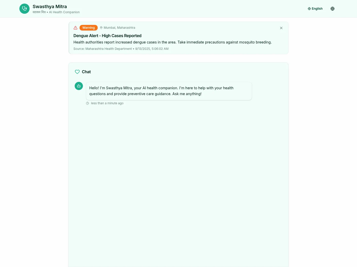 Swasthya Mitra: Multilingual Preventive Health AI Chatbot for Rural and Semi-Urban India