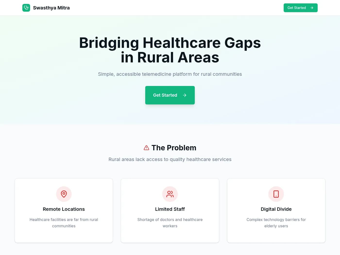 Swasthya Mitra - Accessible Telemedicine Frontend