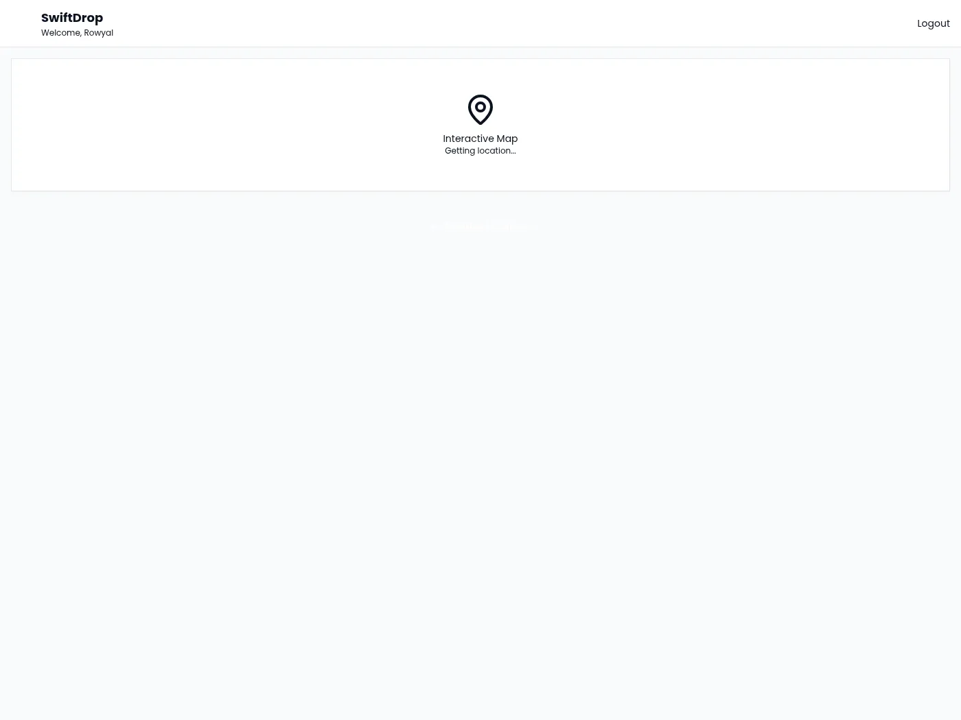 SwiftDrop: Sleek 6-Screen Startup-Ready Rider Delivery Web App