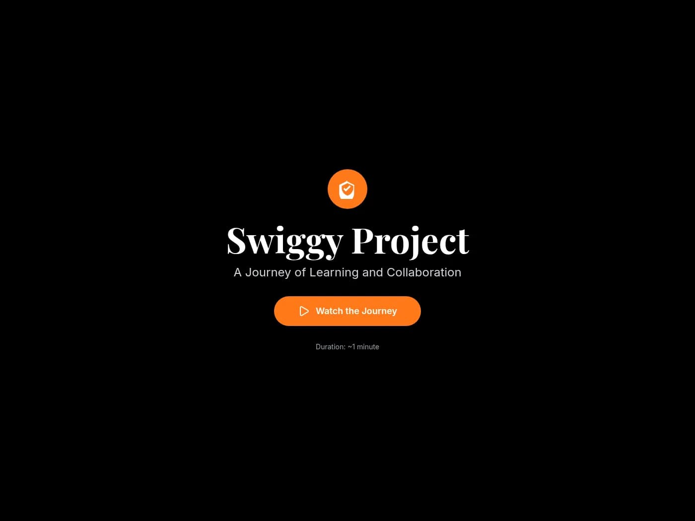 Swiggy Project – A Journey of Learning and Collaboration