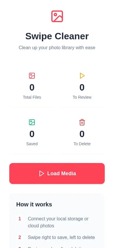 Swipe Photo & Video Cleaner: Smart Gallery Cleanup with Cloud Support