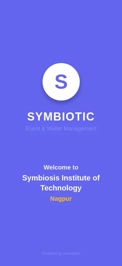 SYMBIOTIC: Event & Wallet App for SIT Nagpur