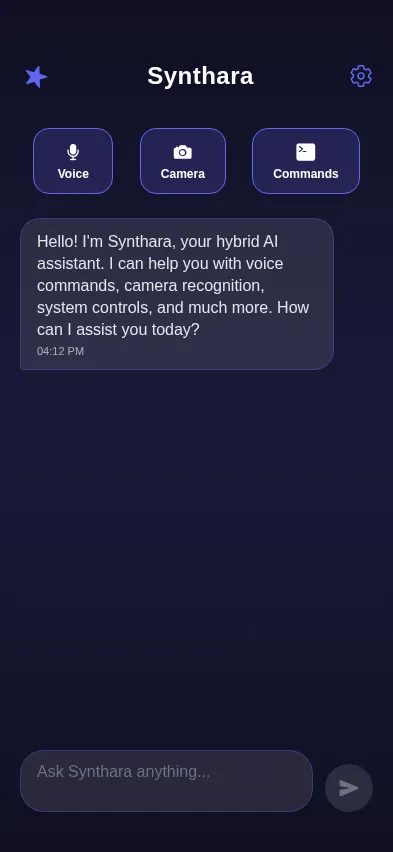Synthara: Hybrid AI Assistant & Ecosystem