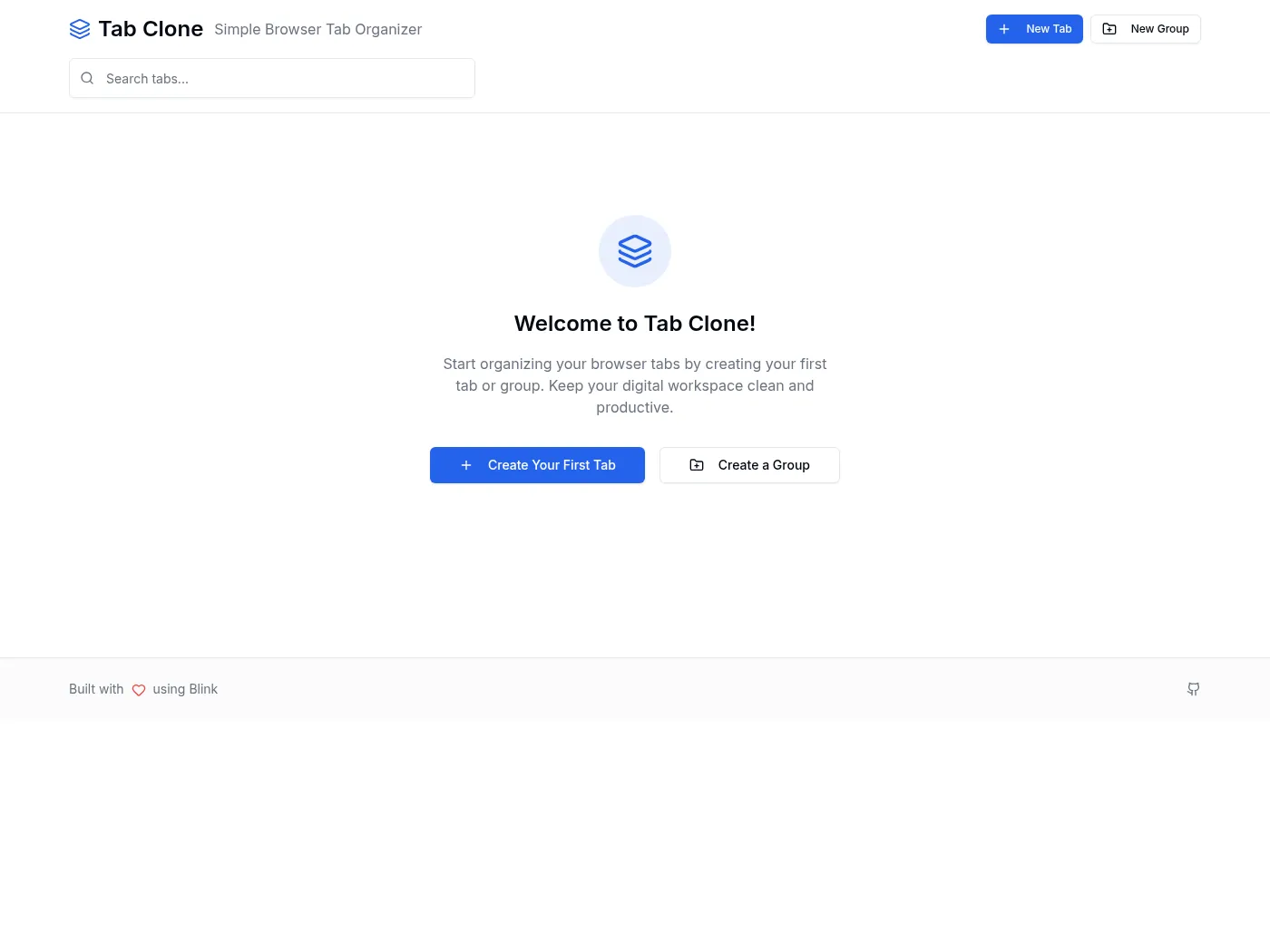 Tab Clone – Simple Browser Tab Organizer