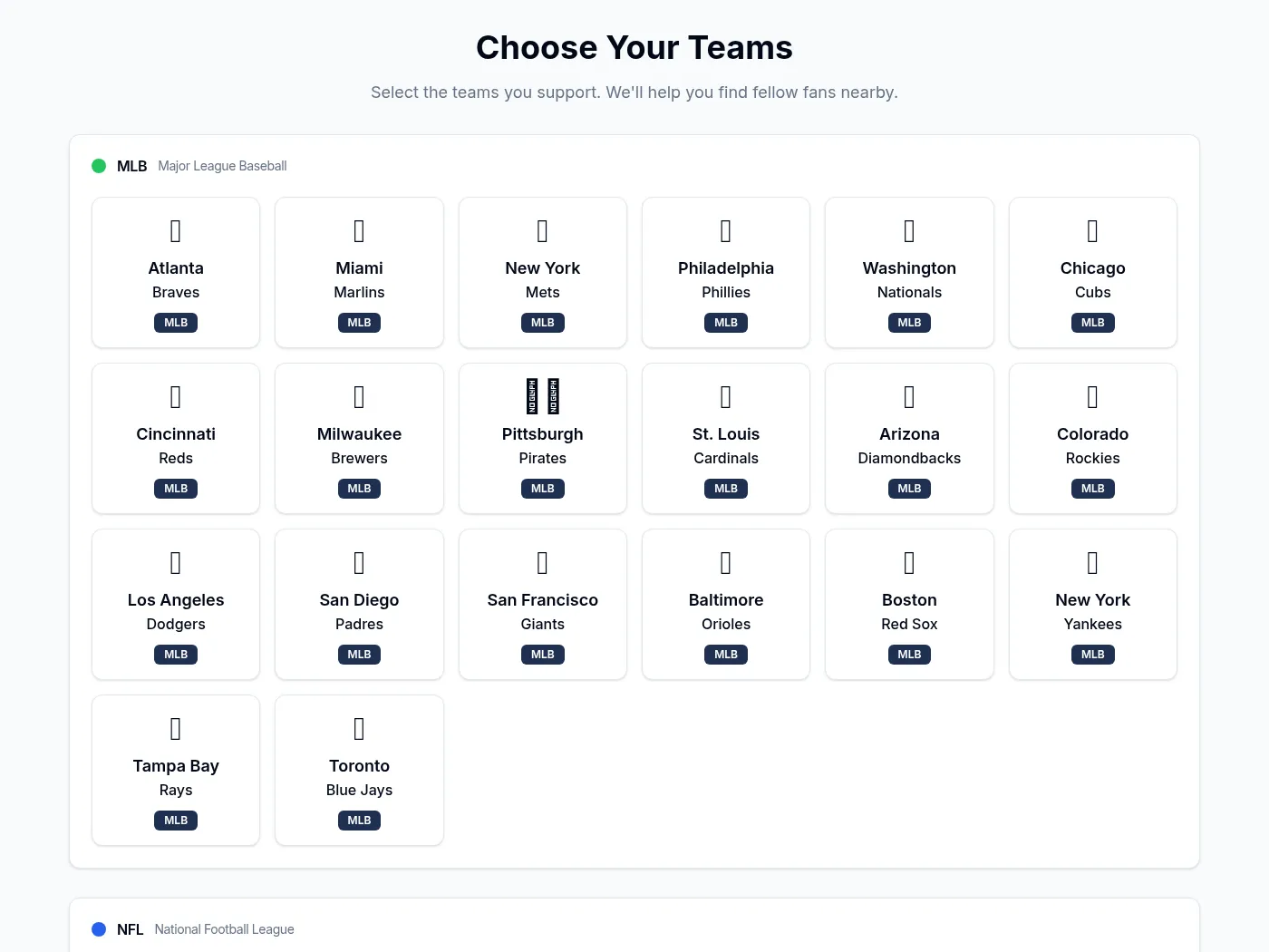 Tailgate - Fandom-Based Social App for Sports Fans