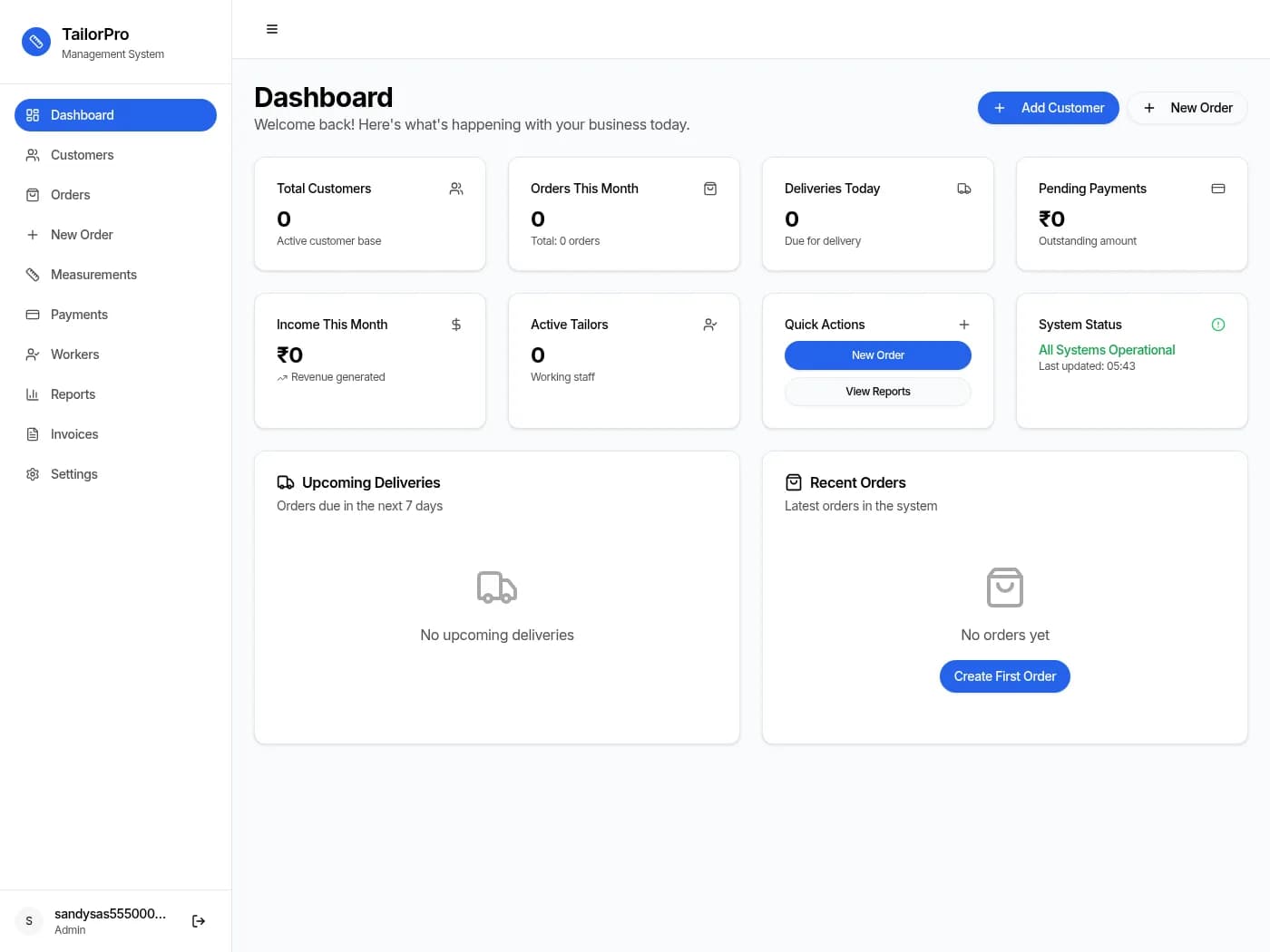 Tailor Management System – Professional Garment Business Suite