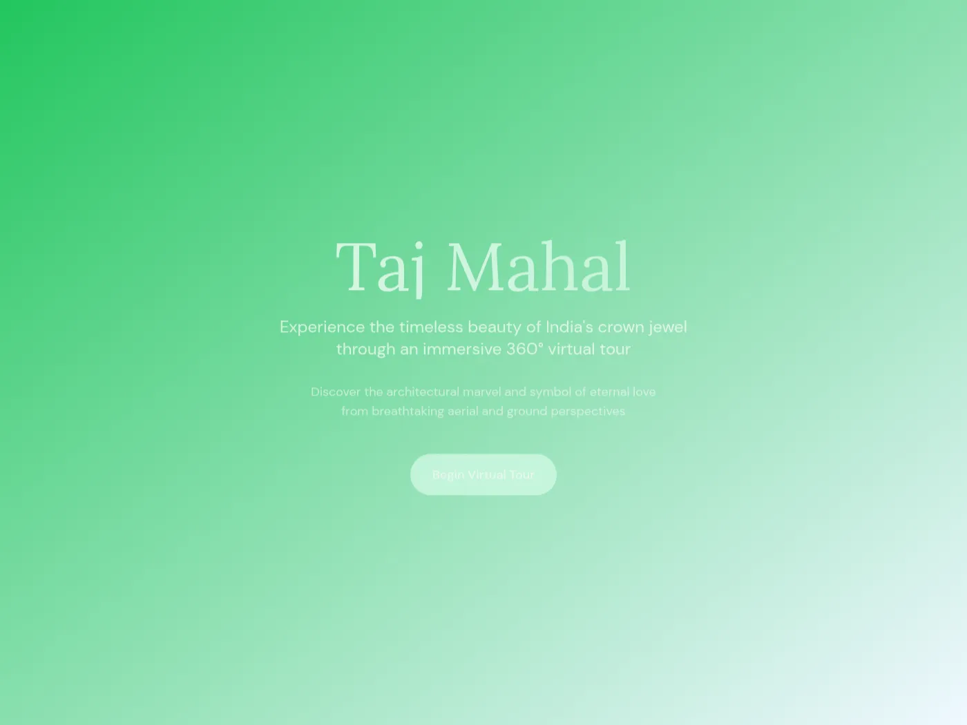 Taj Mahal Interactive 360° Virtual Tour