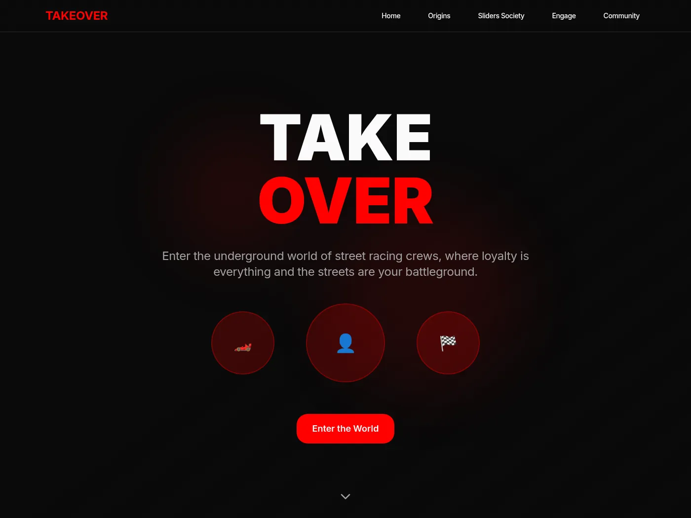 Takeover World Web Clone