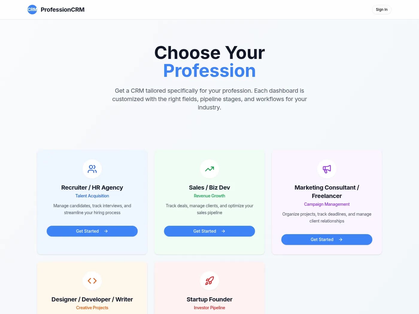 TalentTrack HR CRM