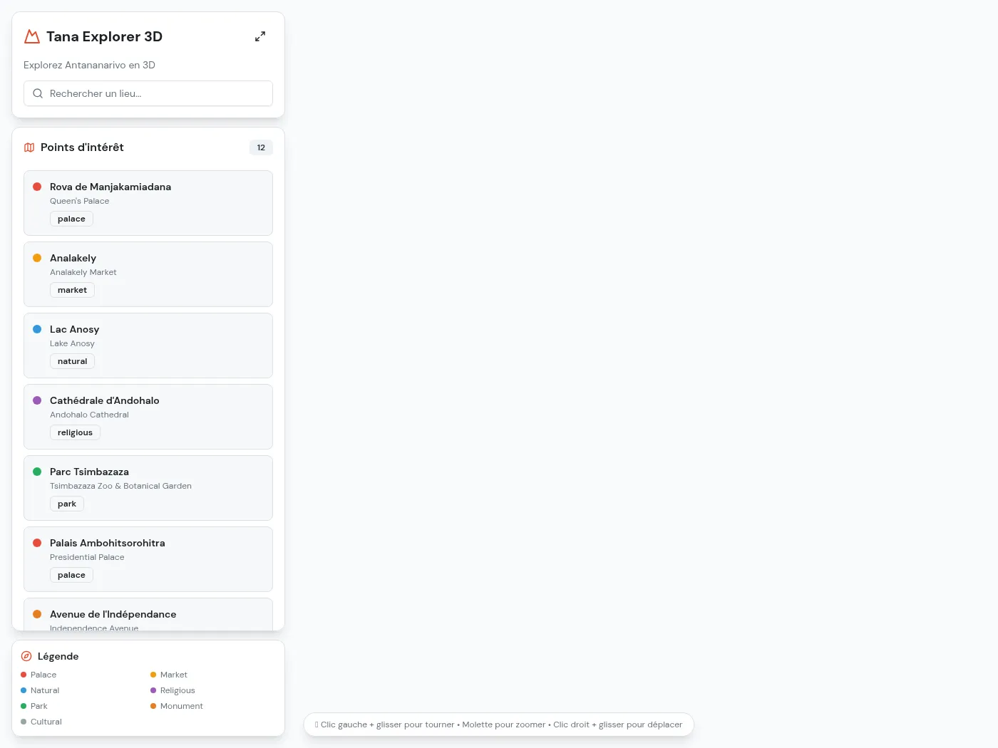 Tana Explorer 3D