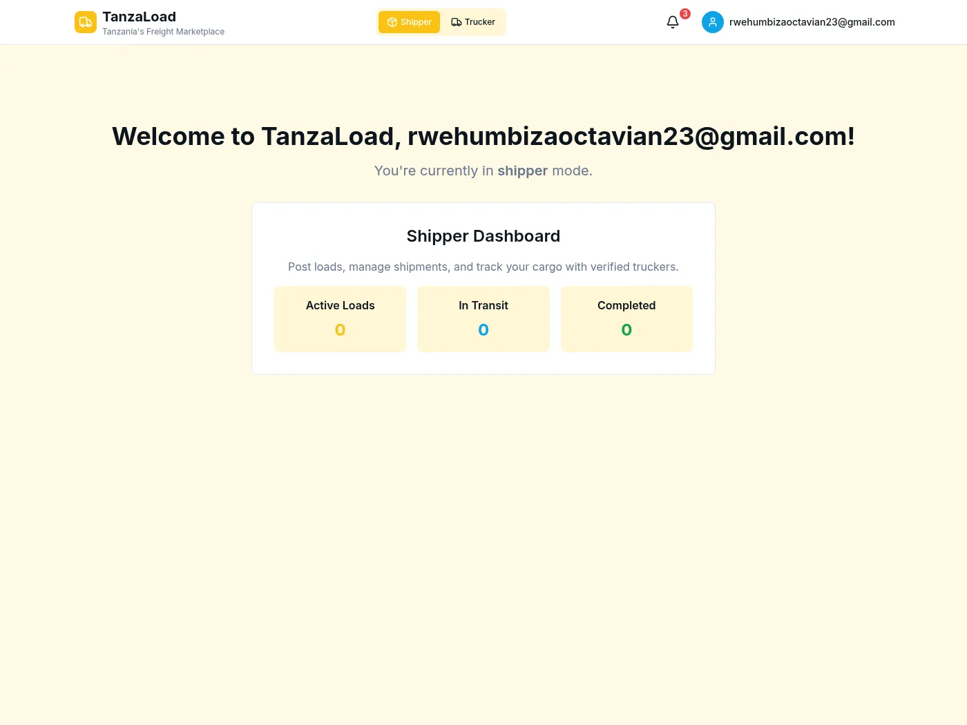 TanzaLoad: Tanzania's Peer-to-Peer Digital Freight Marketplace