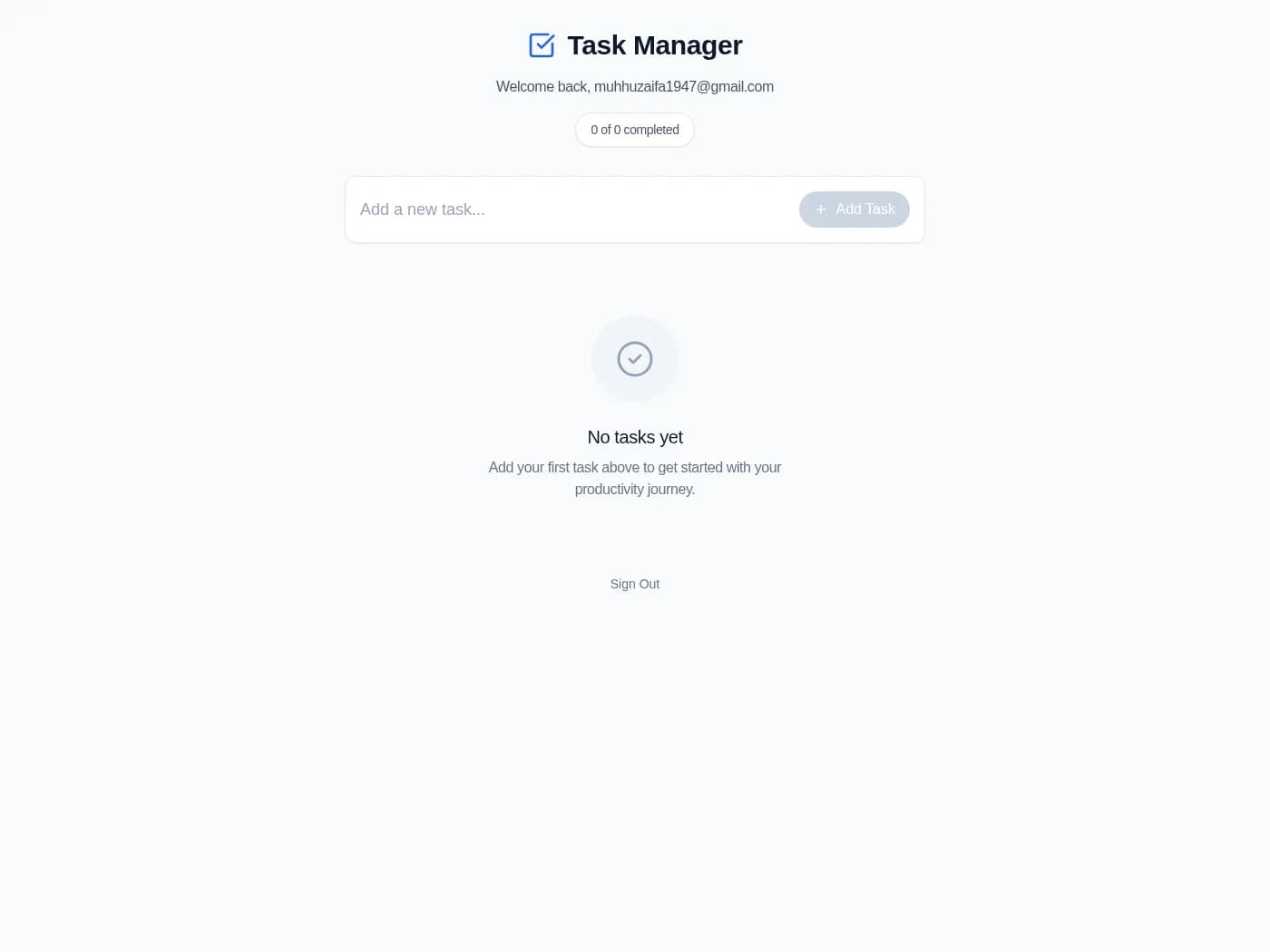 Task Checklist Manager