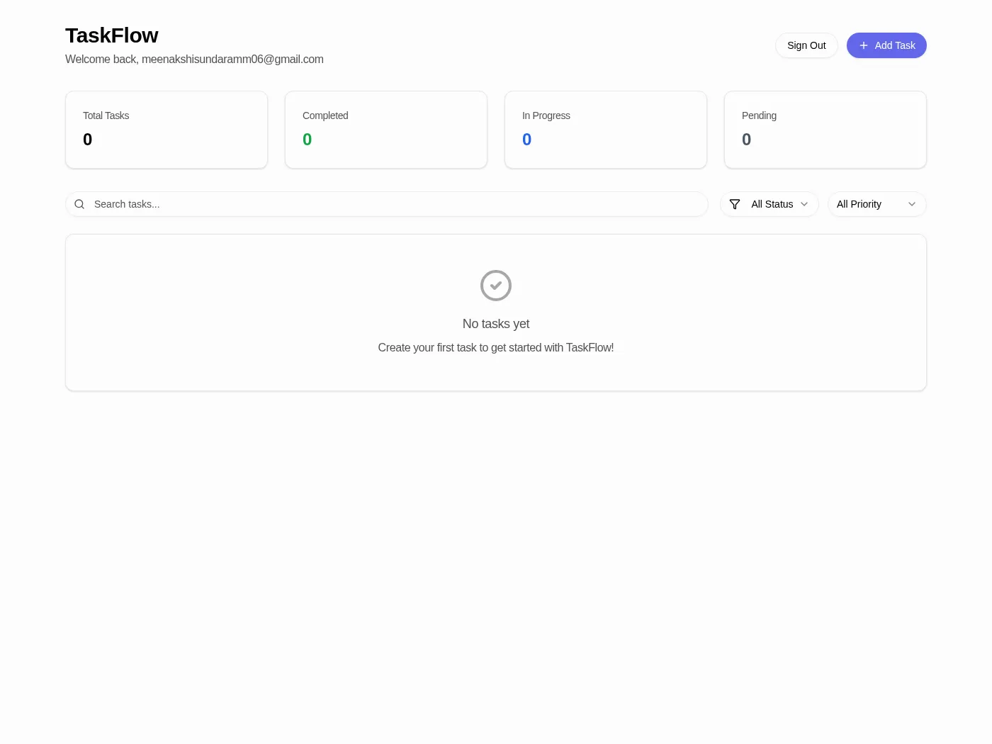 TaskFlow: Streamlined Task Management Application