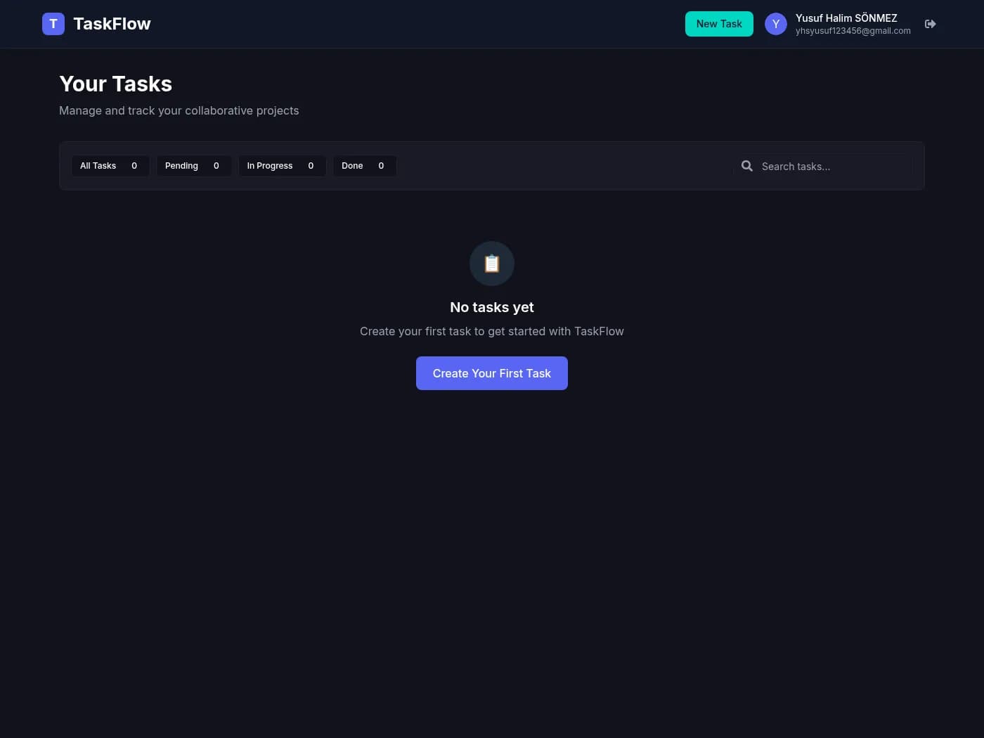 TaskFlow: Collaborative Task Manager with Discord Login