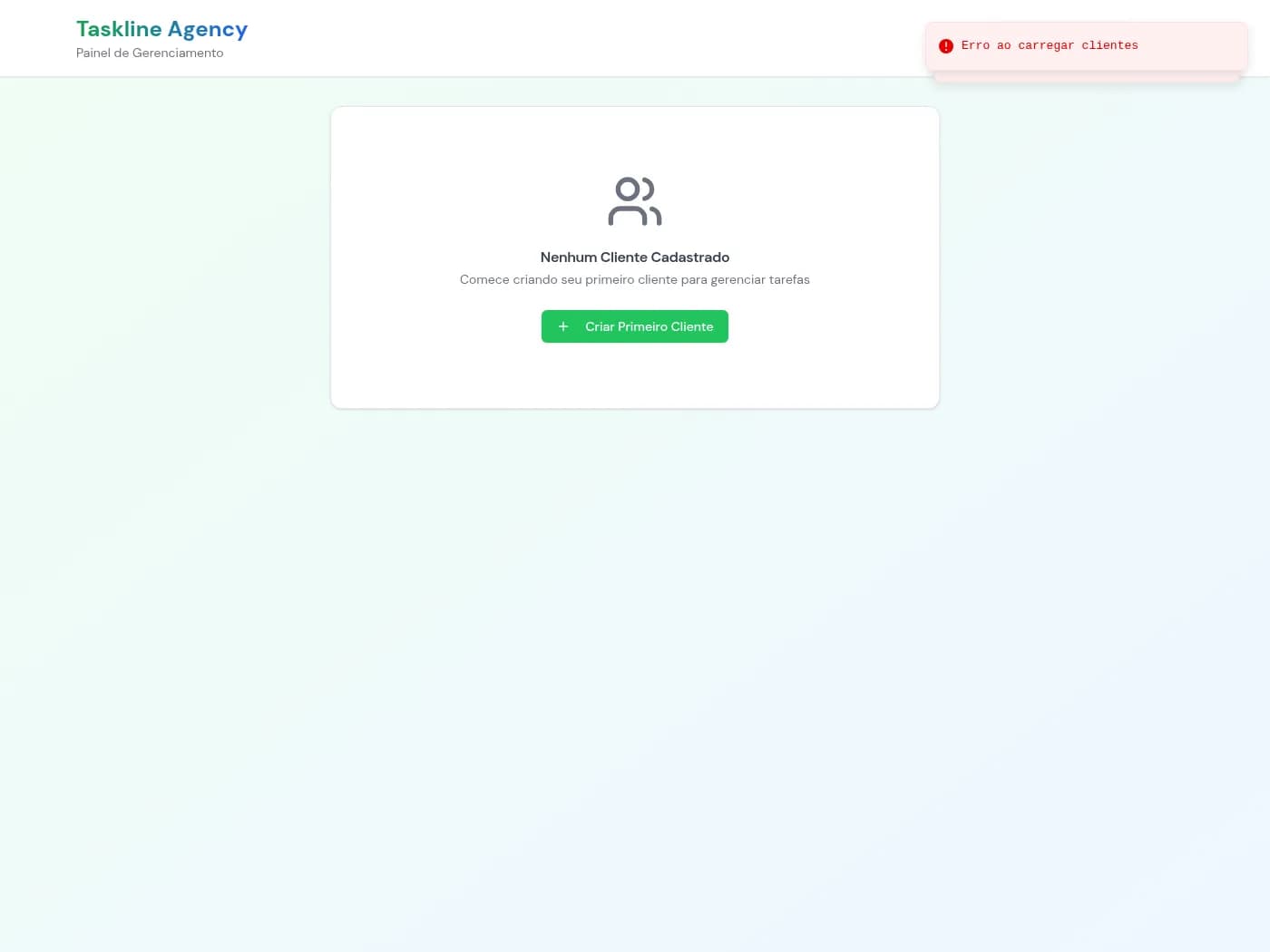 Taskline: Painel de Atividades e Notificações Personalizado para Clientes de Agências