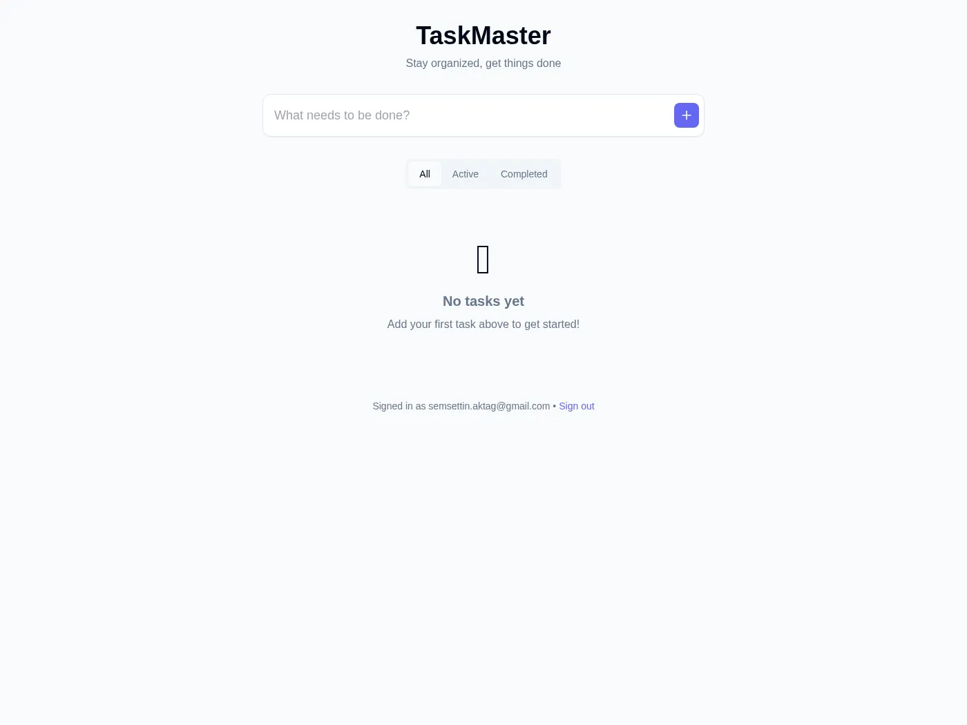 TaskMaster: Simple Todo List App