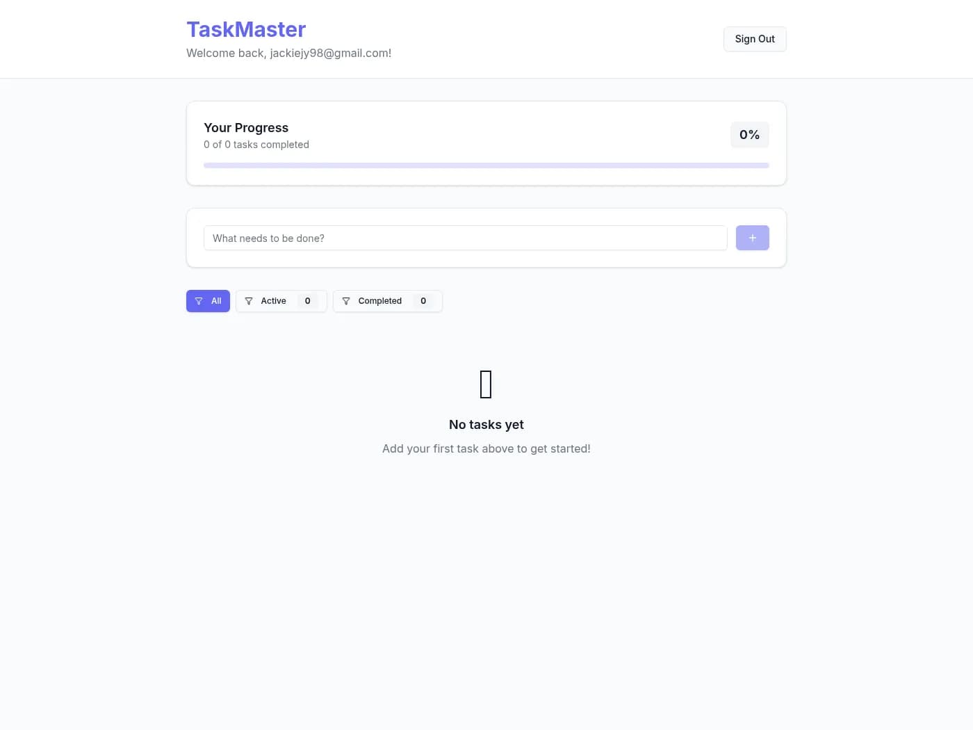 TaskMaster: Simple Todo Website