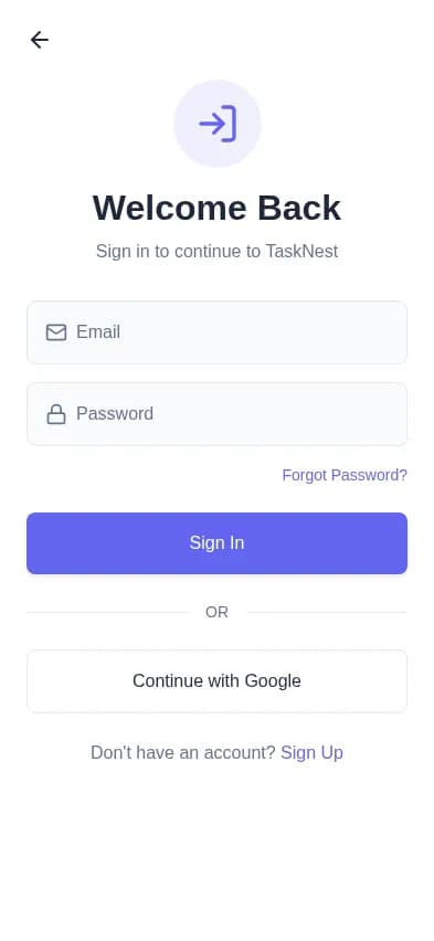 TaskNest: A Comprehensive Mobile Task & Productivity Manager