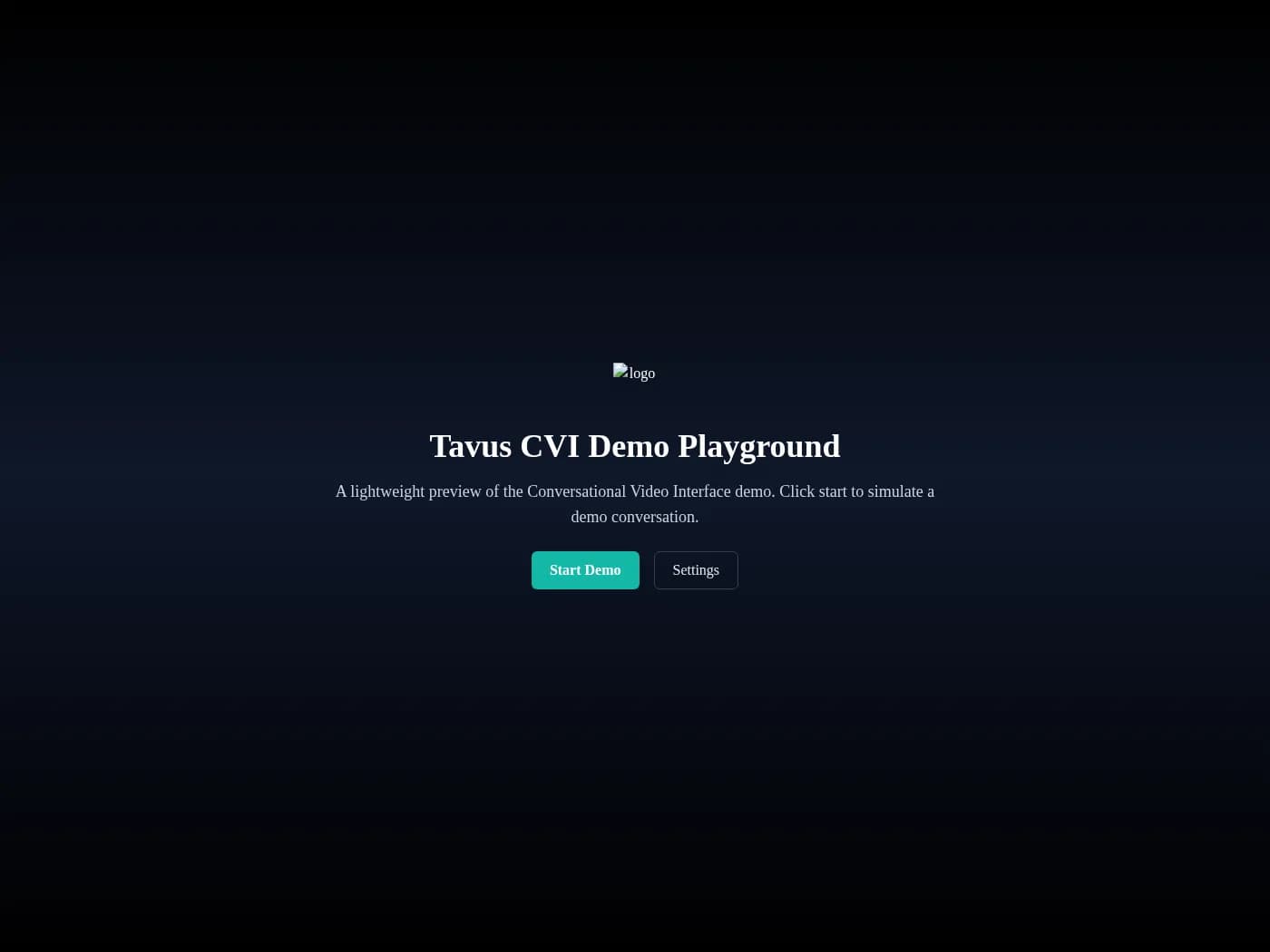Tavus CVI Demo Playground