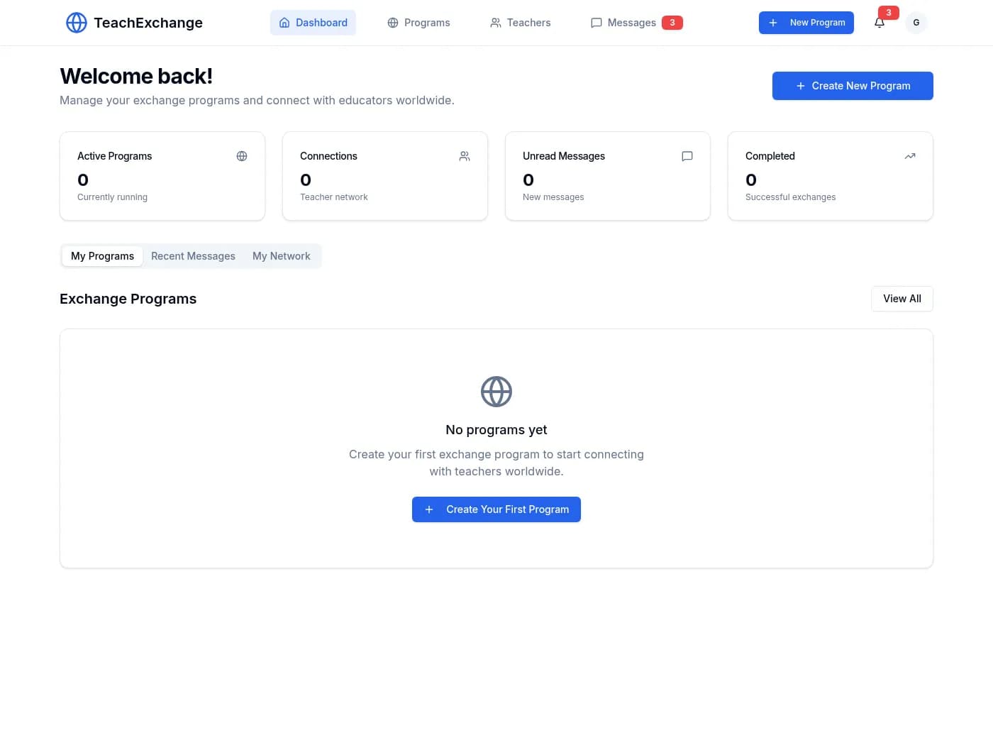 Teacher School Exchange Platform