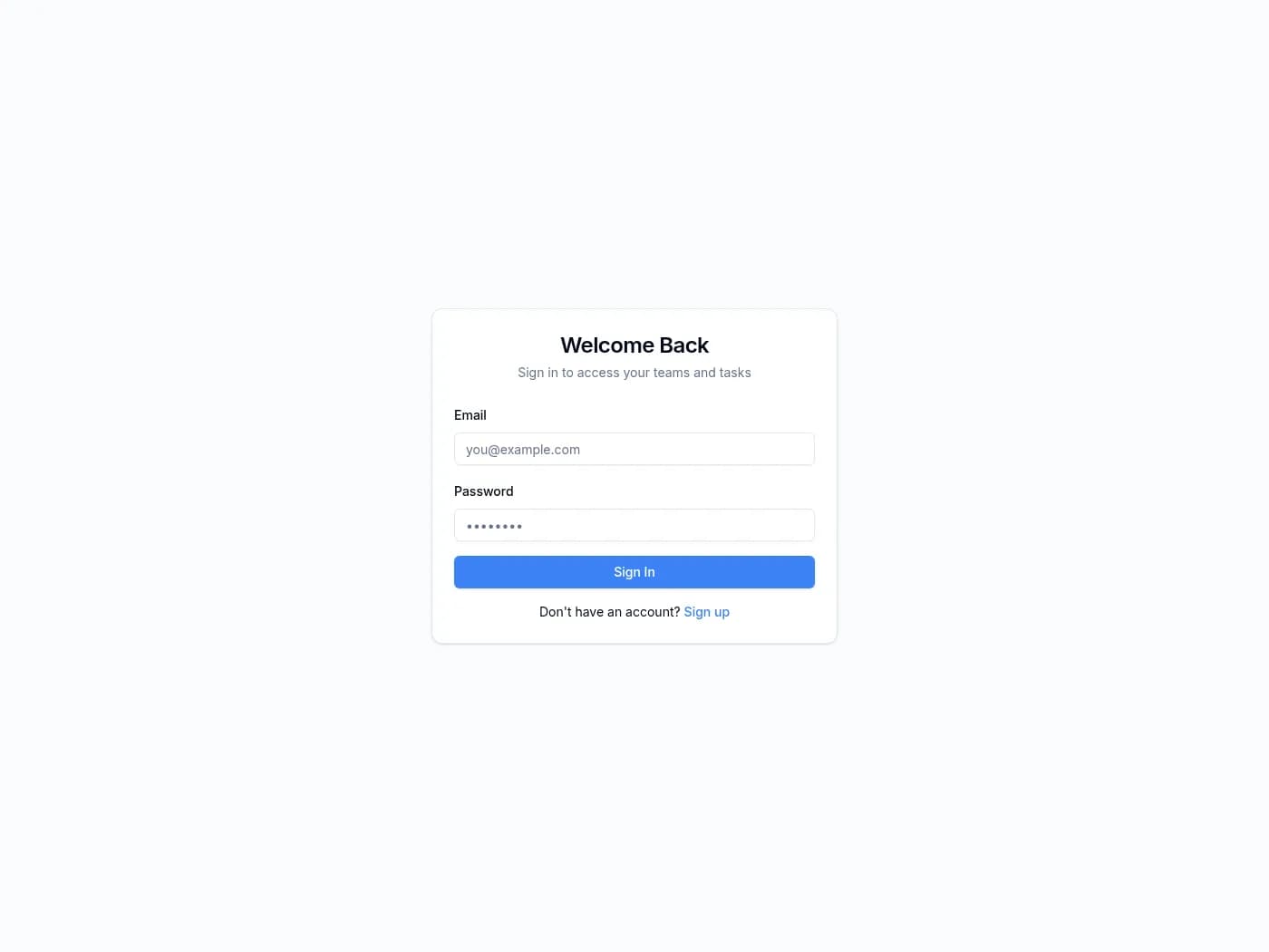 Team-Based Todo App with Authentication and Task Assignment