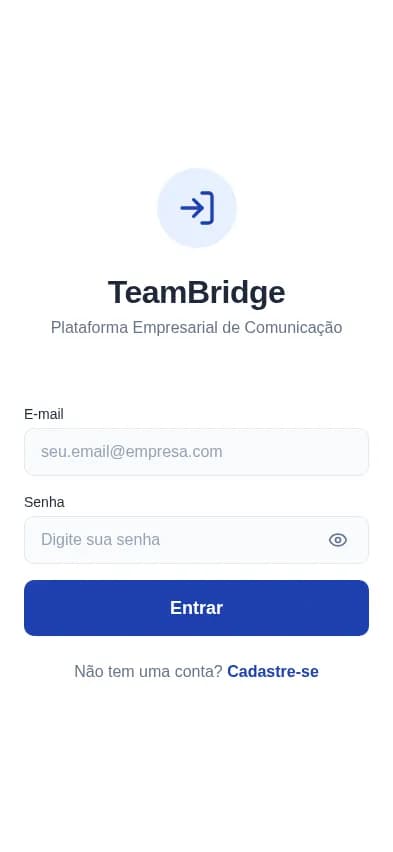 TeamBridge – Plataforma Empresarial de Comunicação e Gestão com Envio Seguro de Holerites