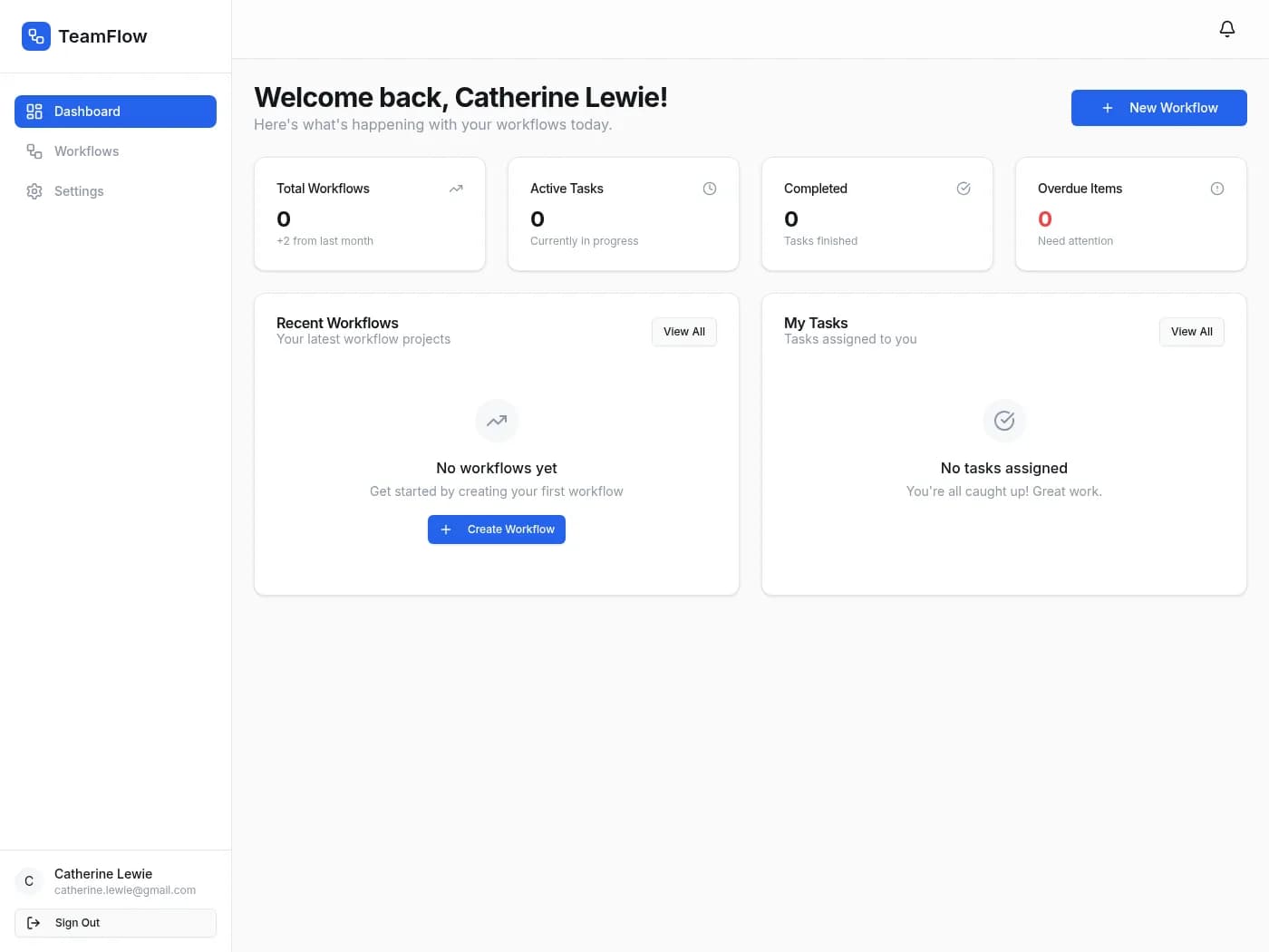 TeamFlow: Real-Time Collaborative Workflow Manager for Small Teams