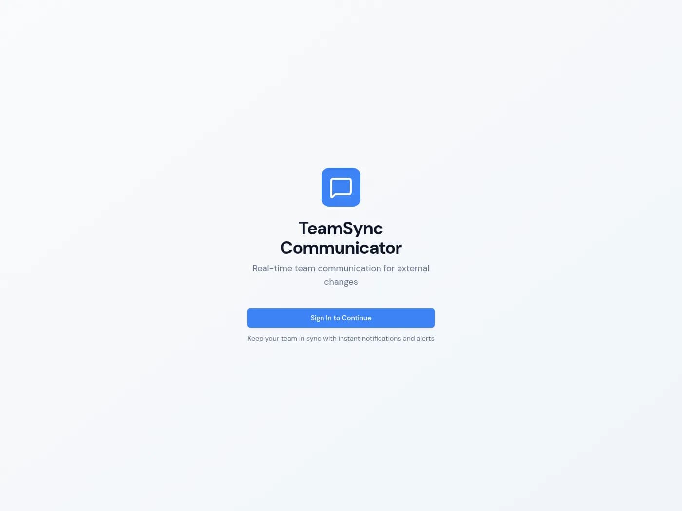 TeamSync Communicator