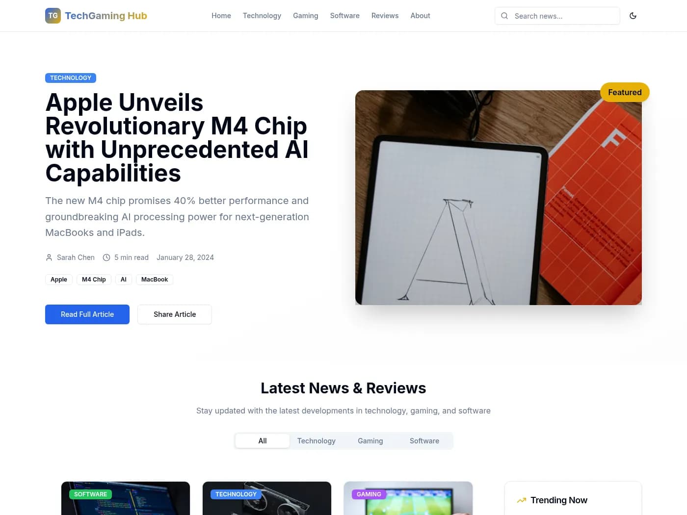 Tech & Gaming News and Reviews Hub