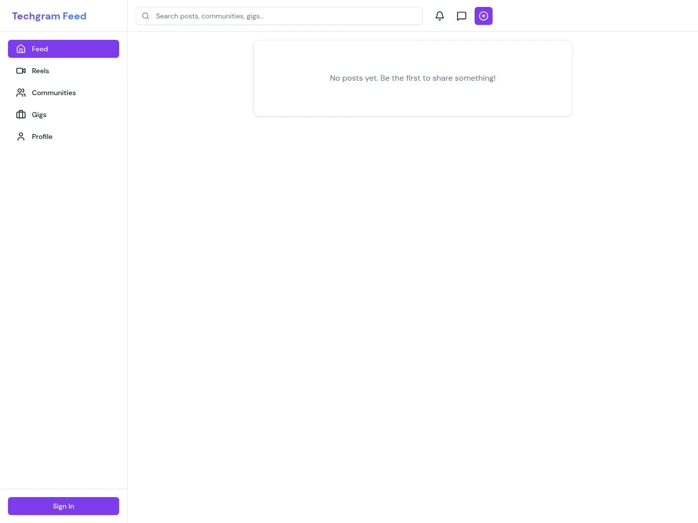 Techgram Feed – AI-Powered Educational Social Network