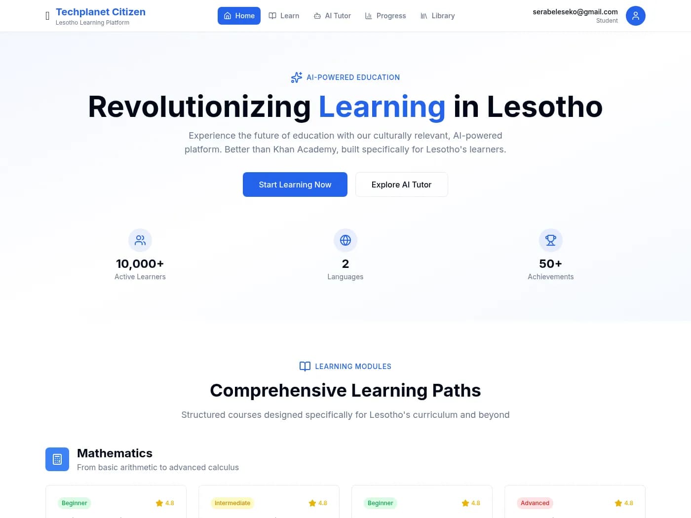 Techplanet Citizen: Empowering Lesotho's Learners