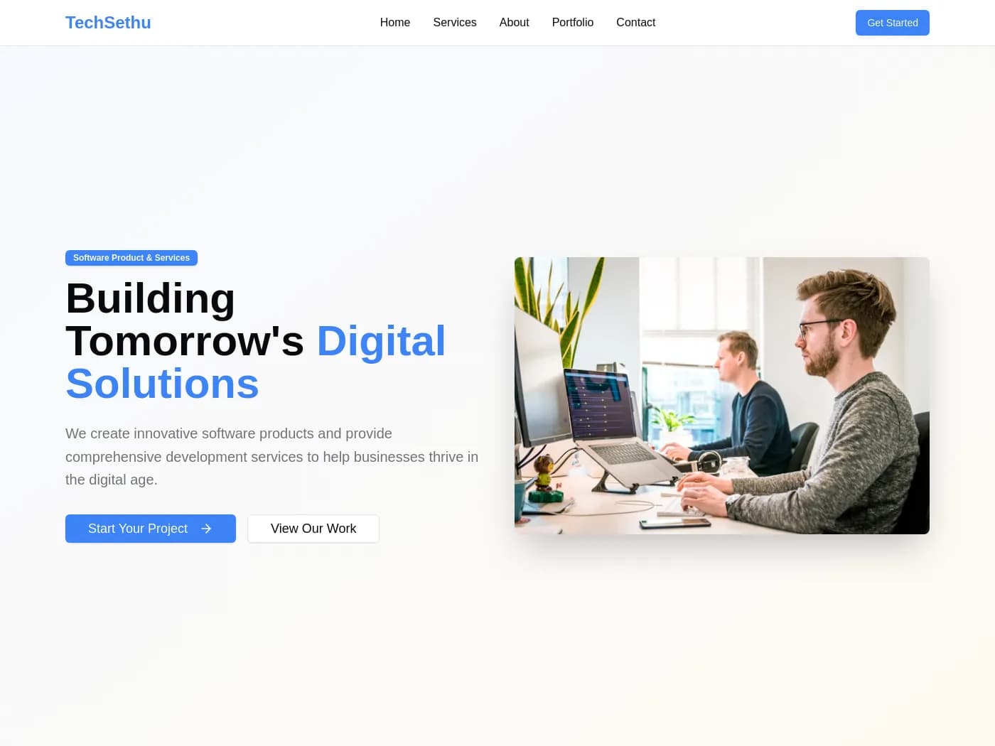 TechSethu Marketing Website