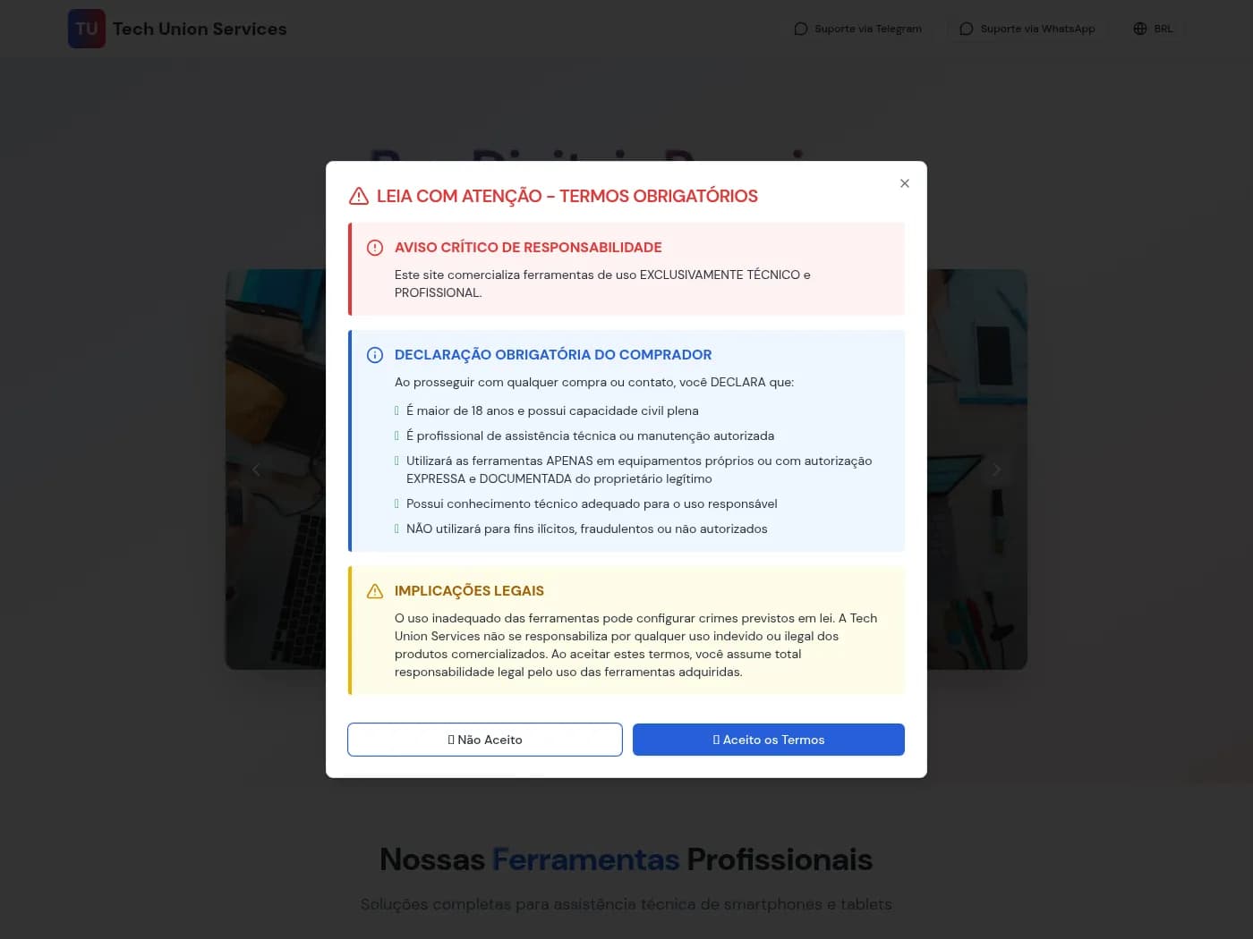 TechUnion Services Website Clone
