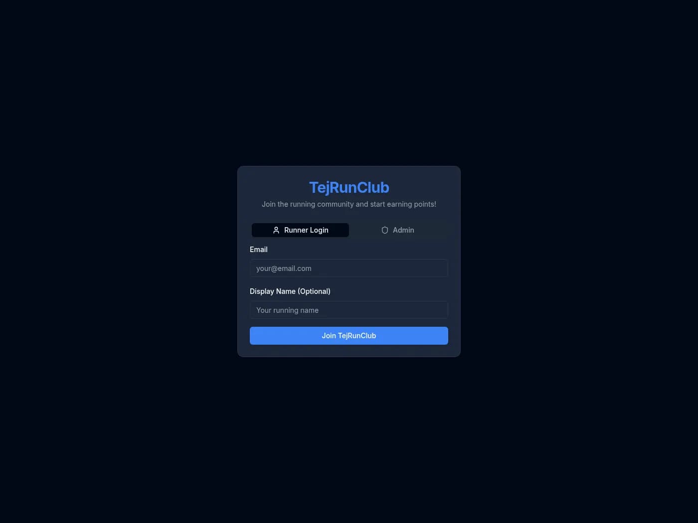 TejRunClub: Engage, Earn, and Connect with Runners – Powered by Strava